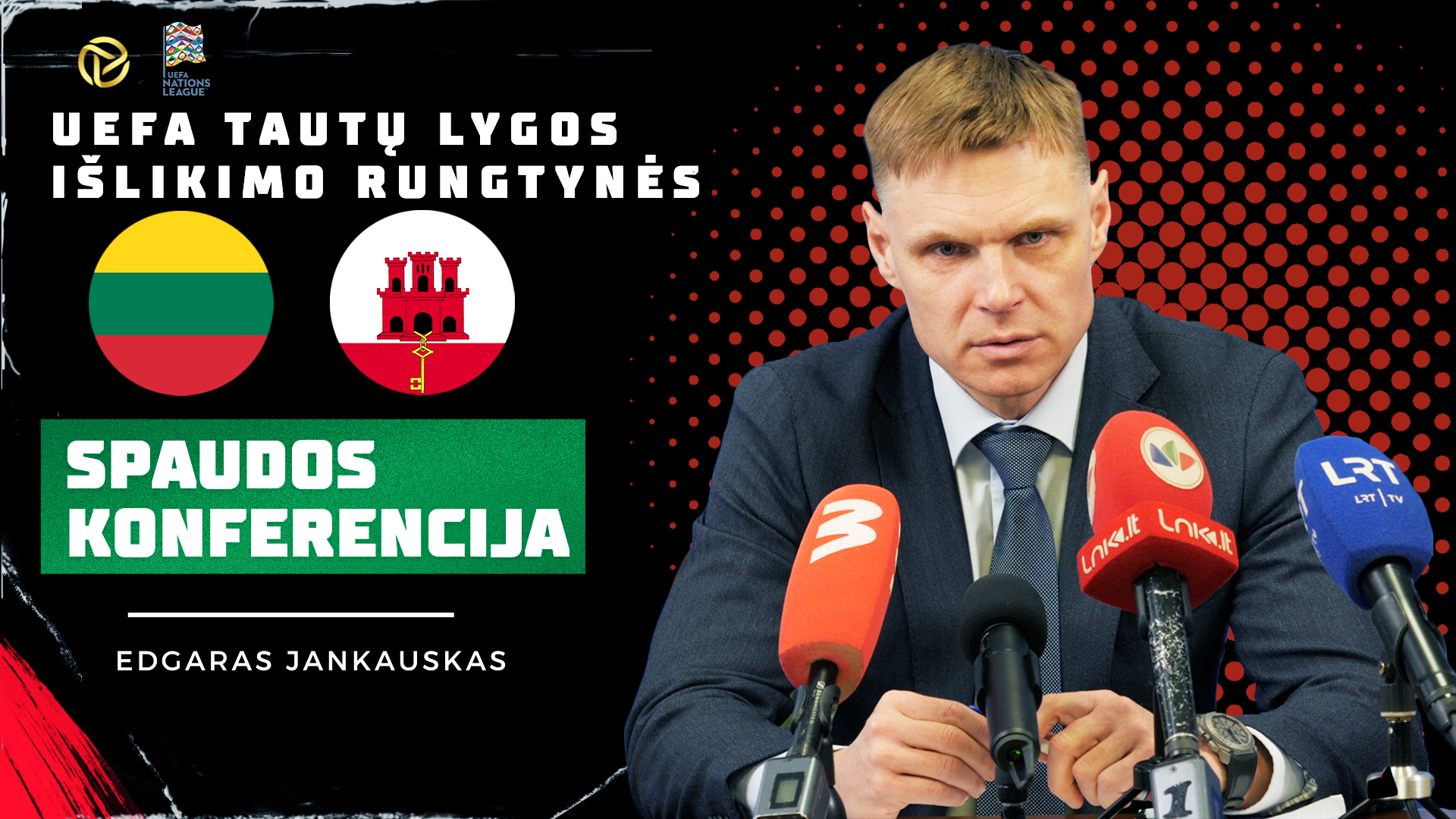 Pristatyta Lietuvos vyrų futbolo rinktinės sudėtis • Futbolas TV