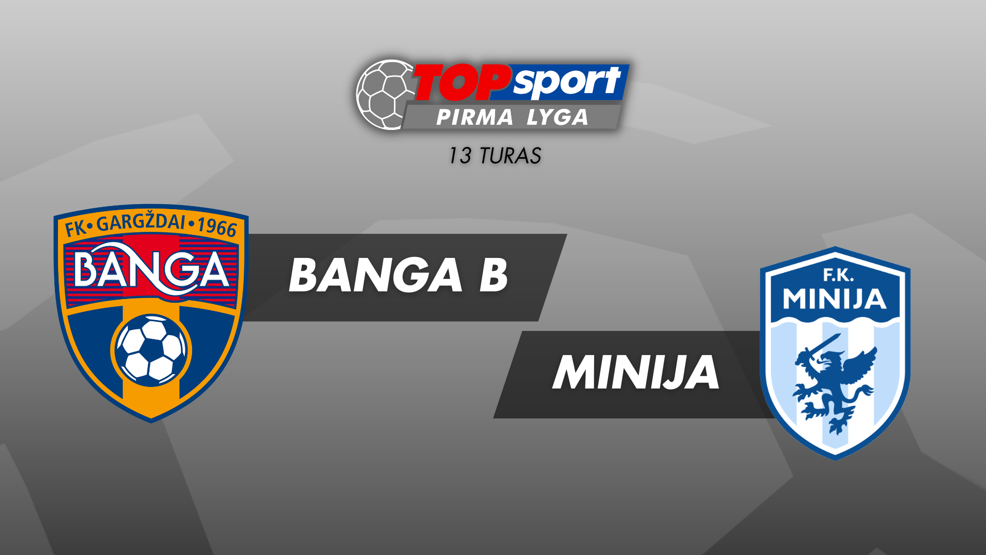 TOPsport PIRMA LYGA: Banga B - Minija • Futbolas TV