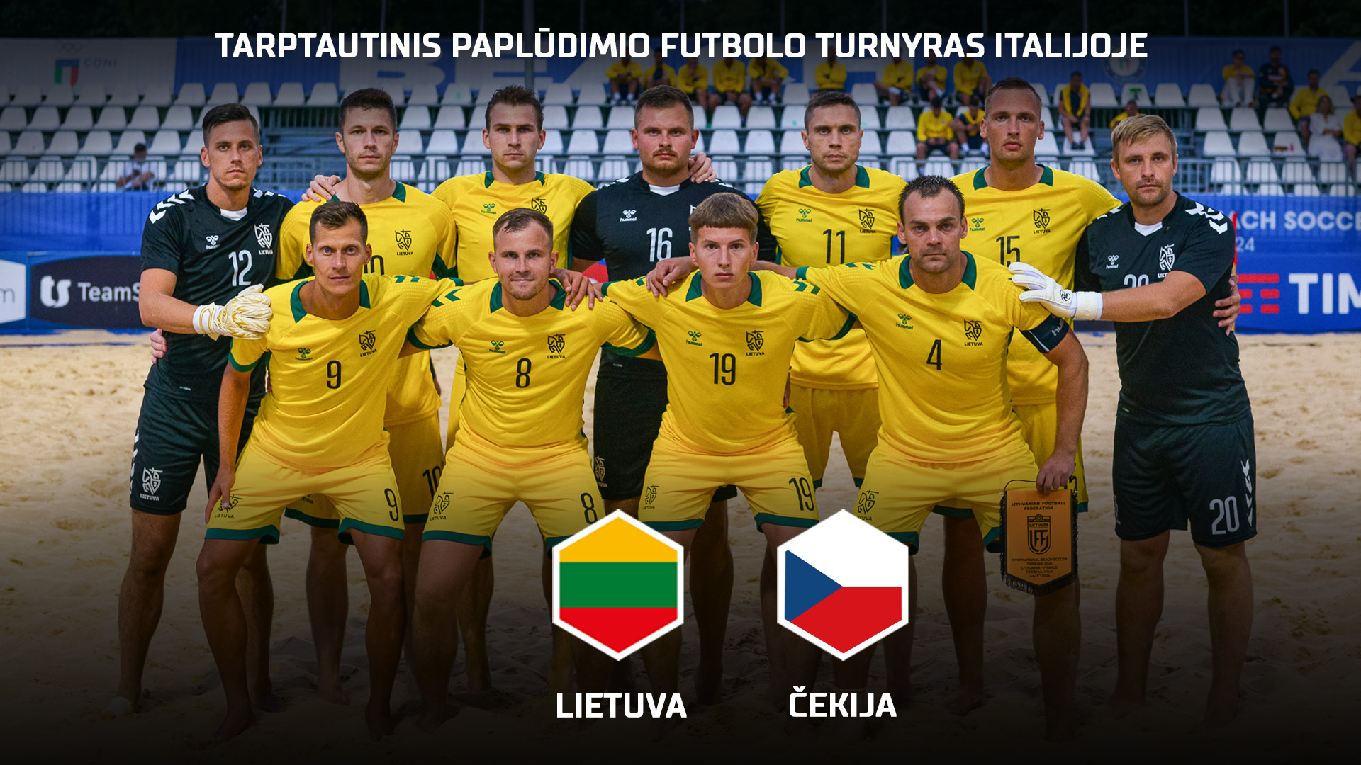 Europos paplūdimio futbolo čempionato A divizionas: Lietuva - Čekija ...