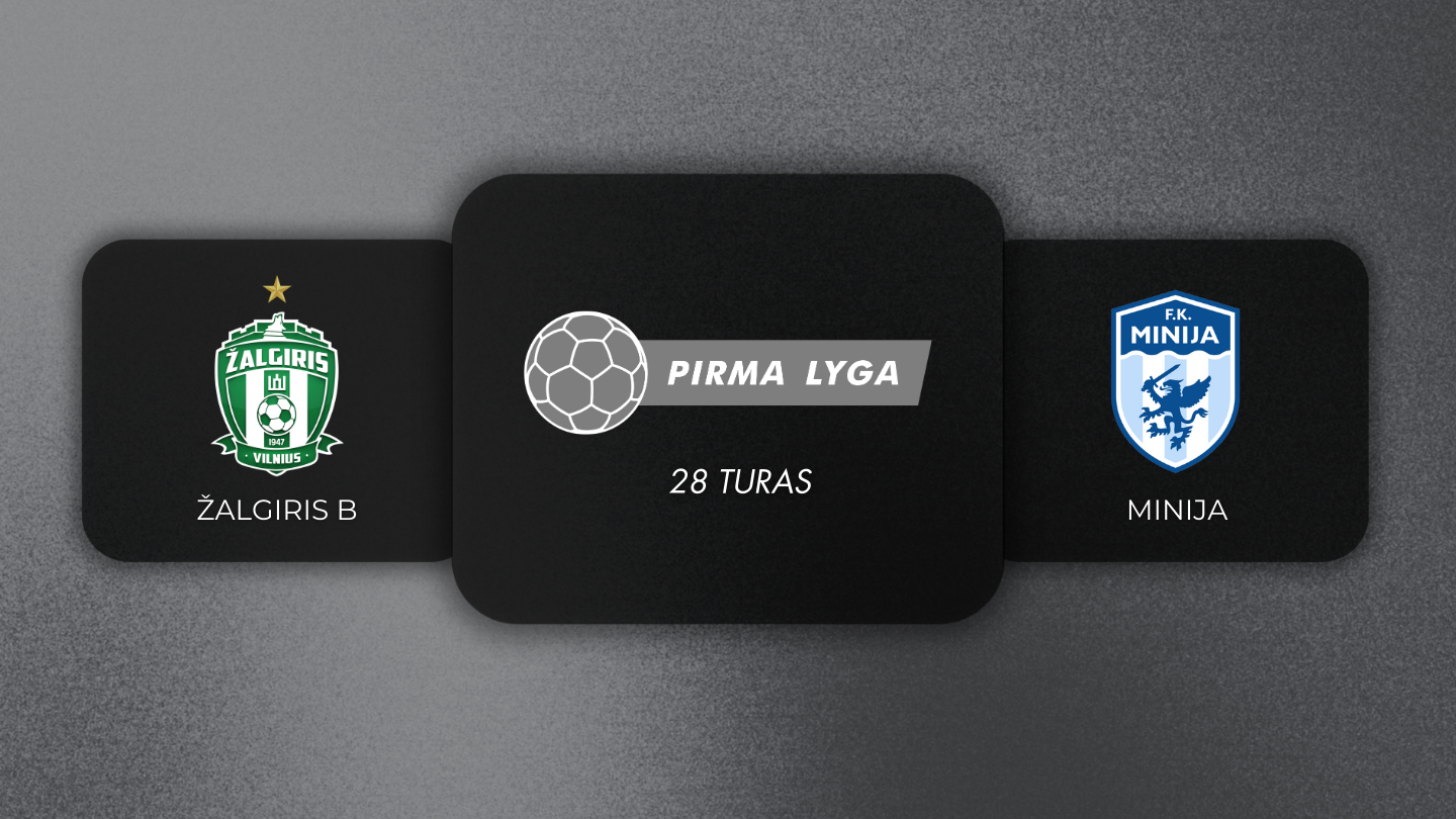 „TOPsport" remiama PIRMA LYGA: Žalgiris B - Minija • Futbolas TV